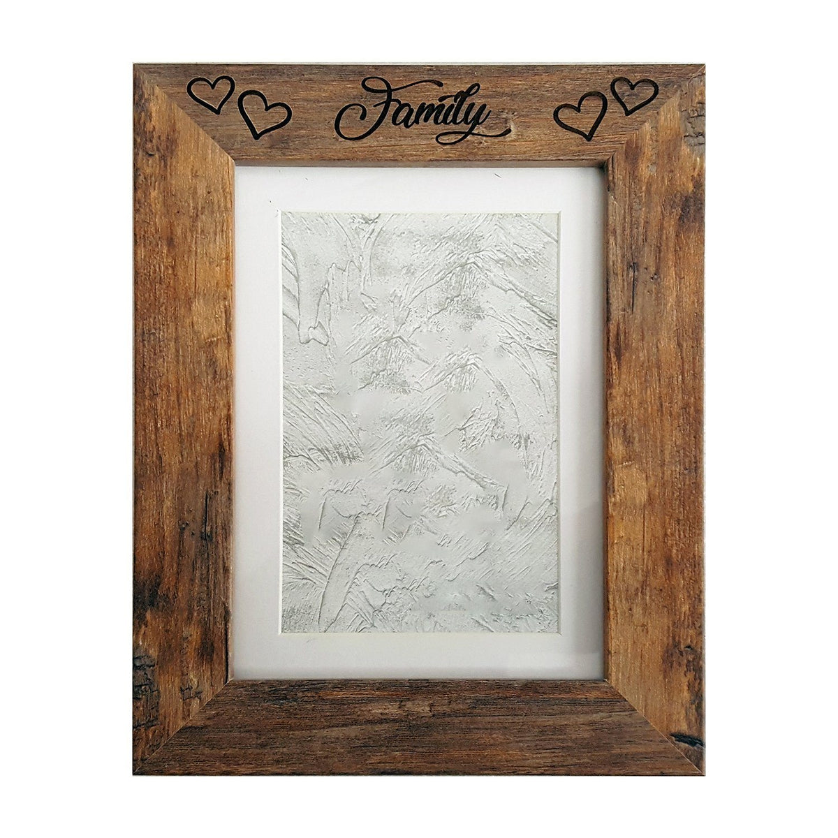 Rustic Hearts Custom Engraved 5"x7" Picture Frame – Hailey Home